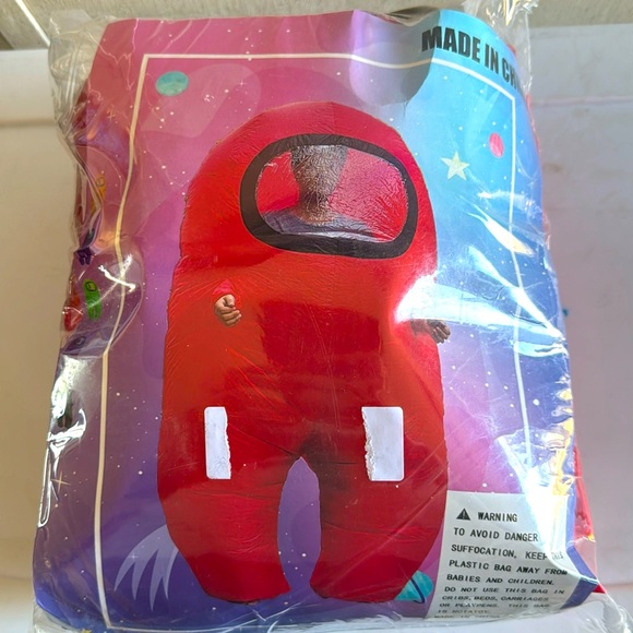 Among Us | Costumes | Worn Once Red Kids Among Us Inflatable Costume ...